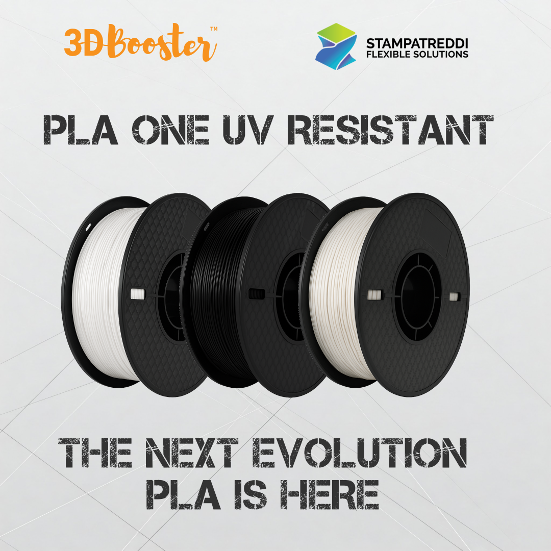 PLA ONE UV RESISTANT: PLA per esterno con prestazioni eccezionali - 3DBooster